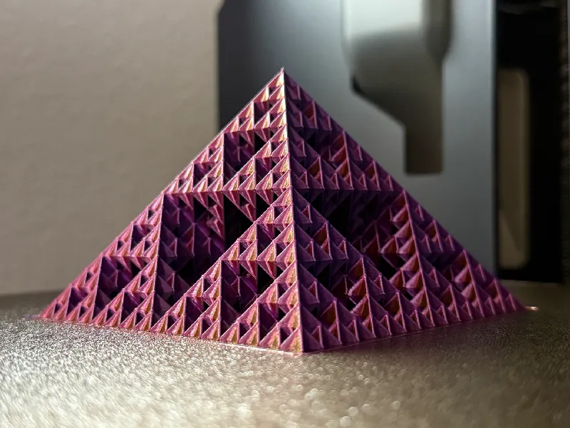 Wicked Vase Mode Sierpinski Pyramid Fractal | Level 4 by Endless Design ...