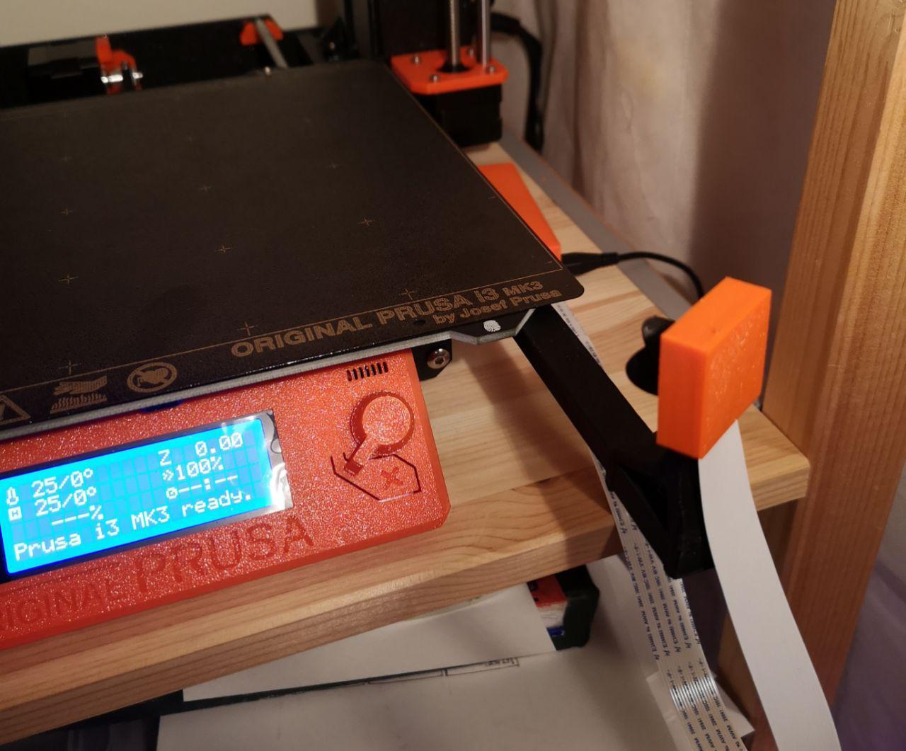Prusa MK3 camera holder for Raspberry Pi v2 camera by Mirar | Download ...