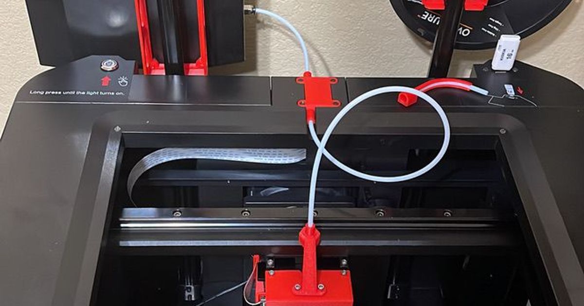 Dry Box and External Spool Hanger for Qidi Printers by Elphwrkz ...