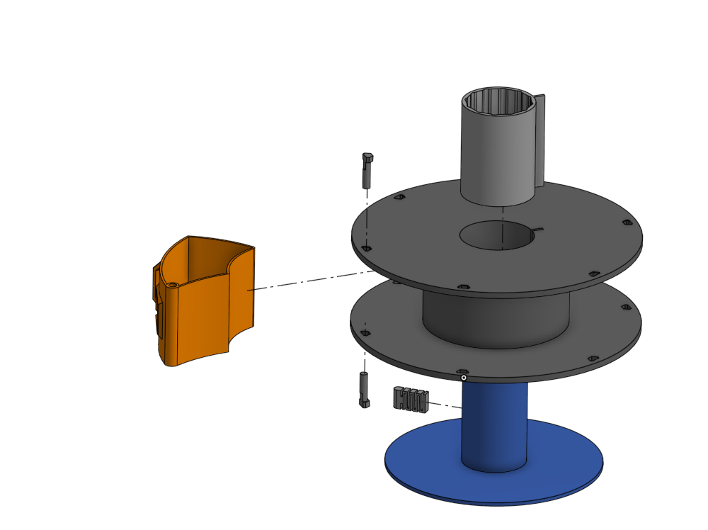 Prusa Spool Storage Organizer by Manu | Download free STL model ...