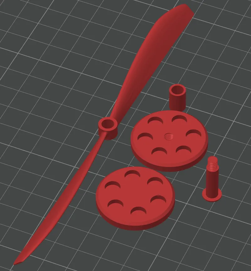 Spinning Propeller hat mod by Ned | Download free STL model ...