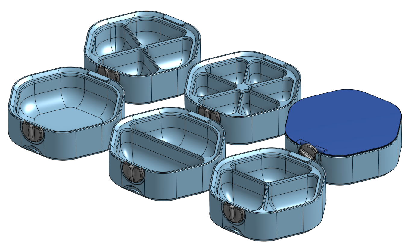 Stacking Latchable Project Parts Organizers by RagingRoosevelt ...