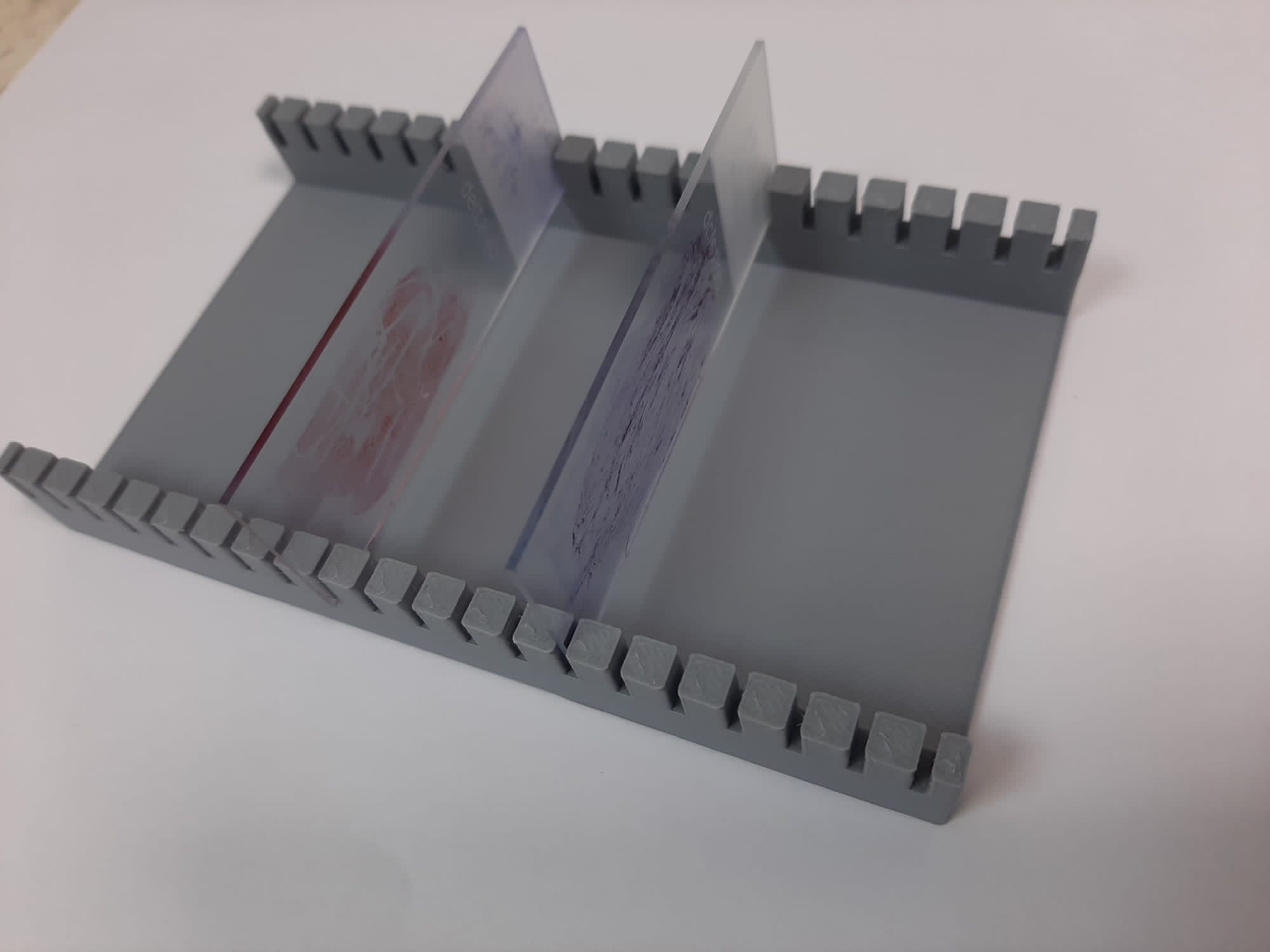 Support for Microscope Slides by AstroVest | Download free STL model ...