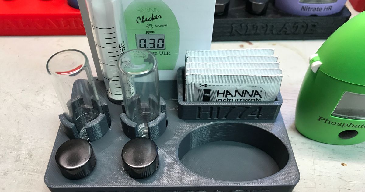 Hanna Colorimeter Test Kit Holders by david.h61 | Download free STL ...