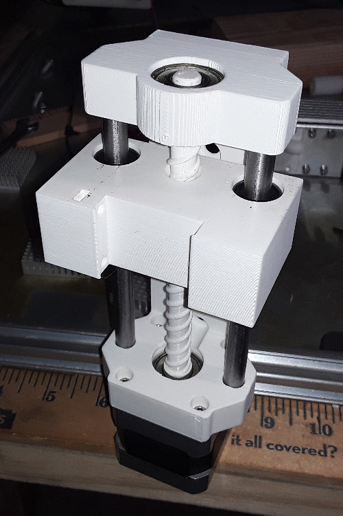 Mostly-printed Z-axis for Neje 30W/40W laser modules by dkj4linux ...
