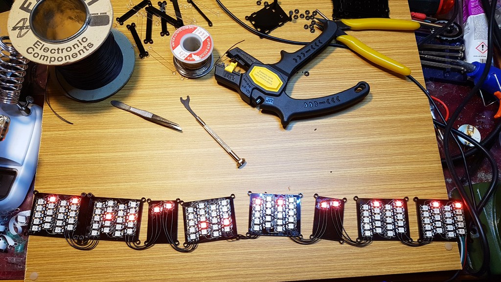 Lixie Clock with colons and ESP8266 (ESP-12E) by SnowHead | Download ...