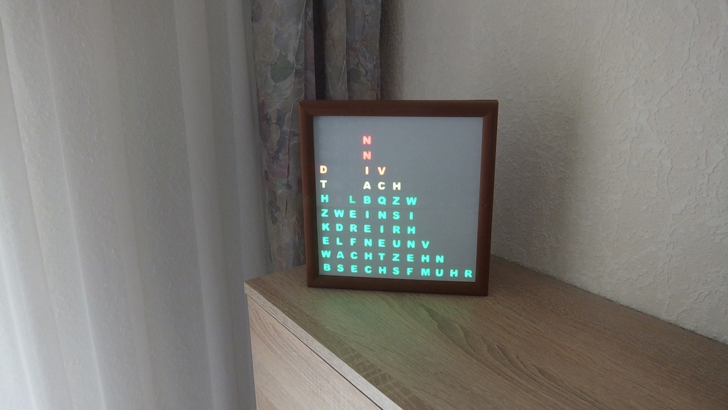 Word-Clock german by SnowHead | Download free STL model | Printables.com