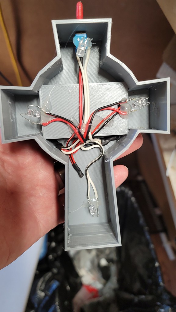 Celtic Cross LED box by bigj121 | Download free STL model | Printables.com