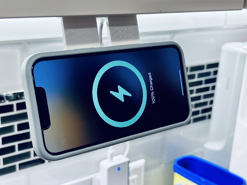 Under Cupboard Apple Magsafe iPhone Charger Mount / Adapter / Hanger ...