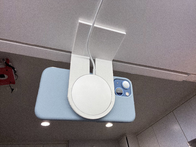 Under Cupboard Apple Magsafe iPhone Charger Mount / Adapter / Hanger ...
