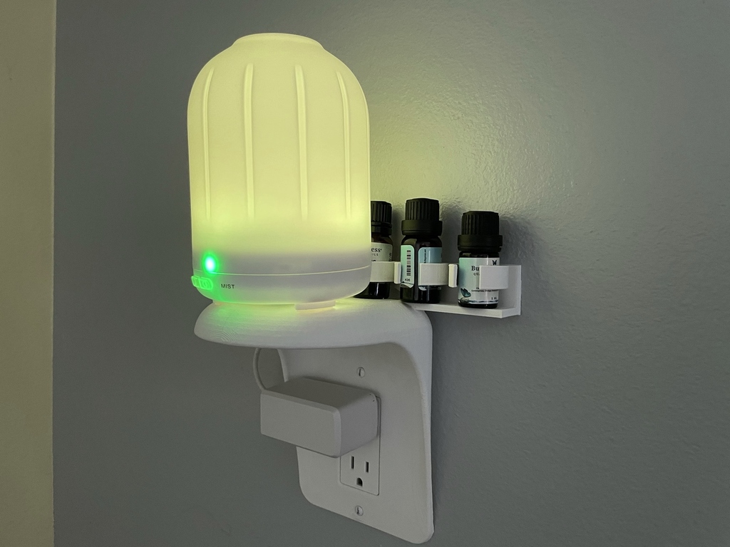 Diffuser Buddy (Outlet Shelf Single Gang Mount with Essential Oil ...