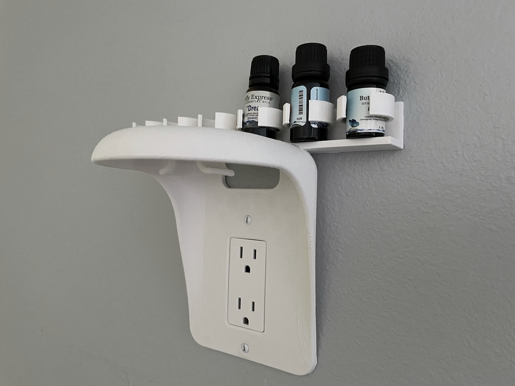 Diffuser Buddy (Outlet Shelf Single Gang Mount with Essential Oil ...