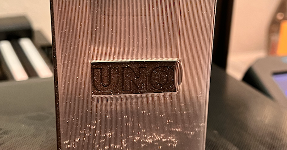 UNO Card Box TPU Sleeve by Seth | Download free STL model | Printables.com
