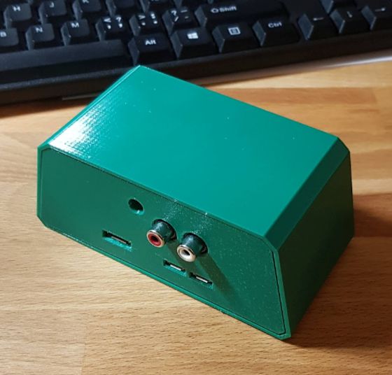 Case for Raspberry pi Zero, IQaudio Zero DAC and rotary encoder by ...