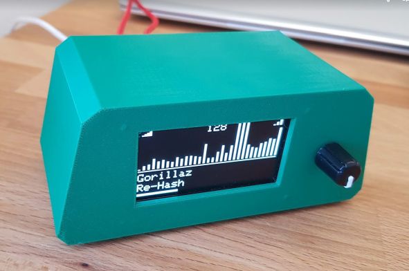 Case for Raspberry pi Zero, IQaudio Zero DAC and rotary encoder by ...