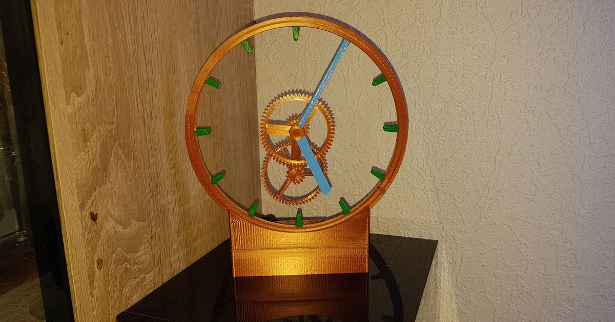 Hollow Clock Remix uses Internet Time with ESP8266 von SnowHead ...