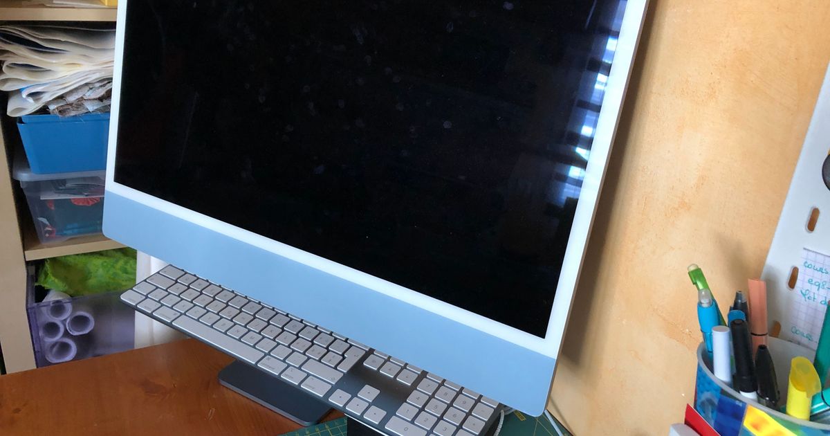 iMac keyboard shelf by bruno.d4 | Download free STL model | Printables.com
