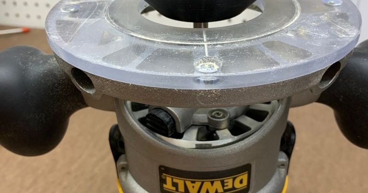 Router Base Centering Cone - Wide Bore by slipangle28 | Download free ...