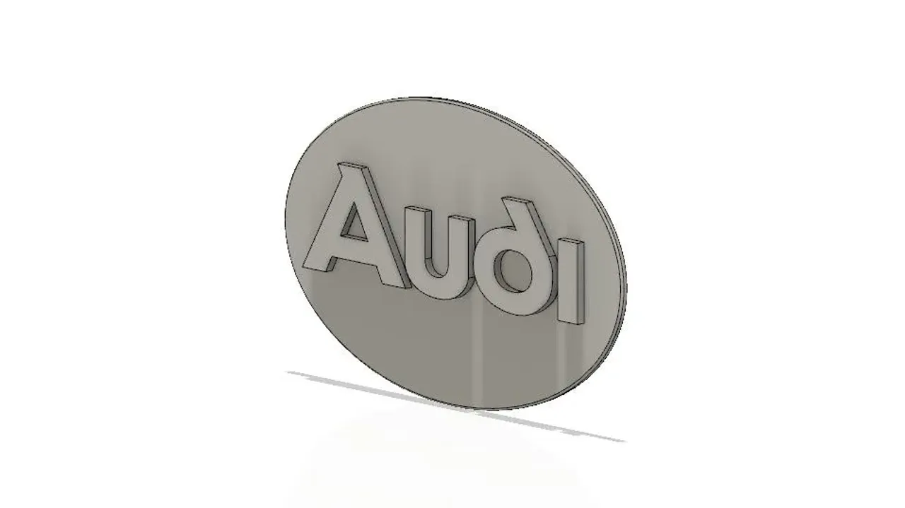 Audi Logo Oval by Tim | Download free STL model | Printables.com