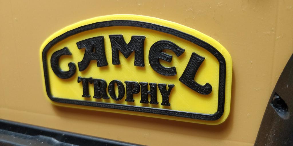 Camel Trophy Logo for TRX-4 by Erikjuh | Download free STL model ...