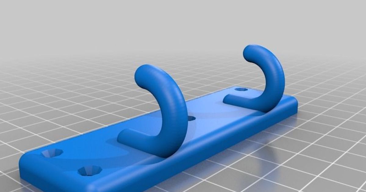 Dual hook by betelgeux | Download free STL model | Printables.com