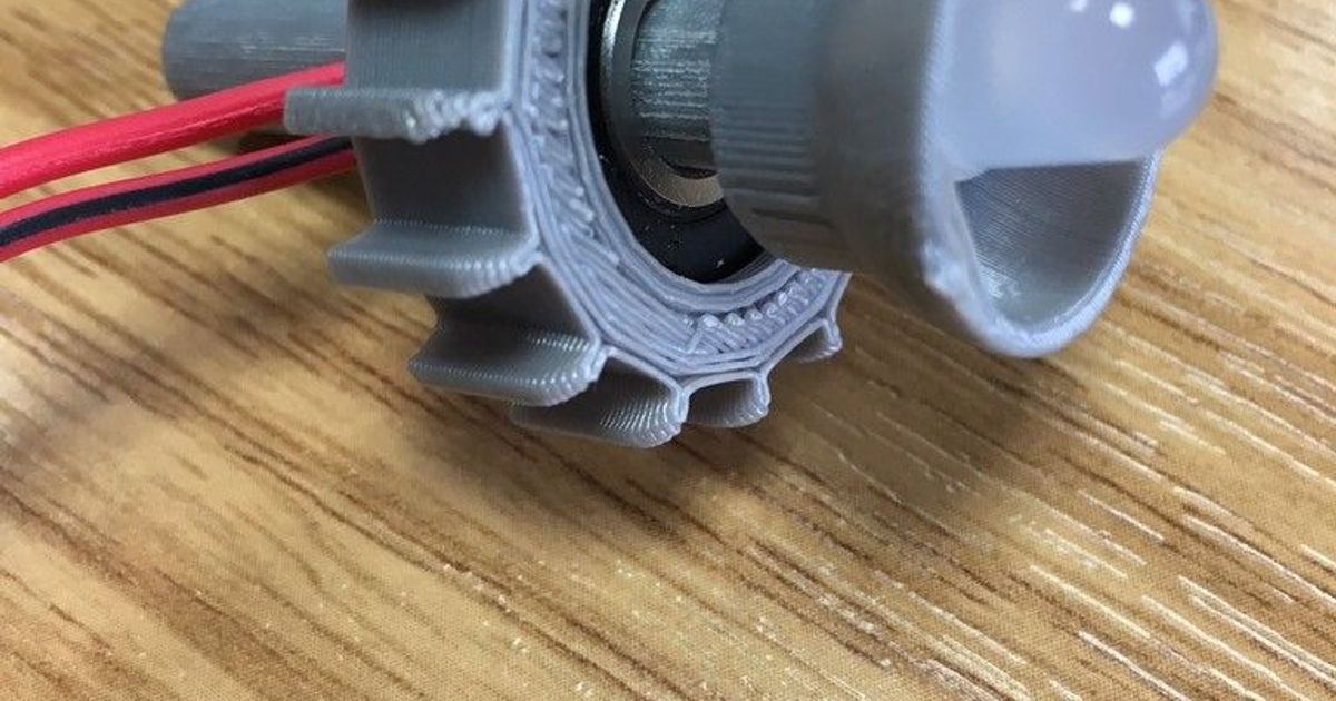 Holo Projector - LED light holder by JamesR5D4 | Download free STL ...