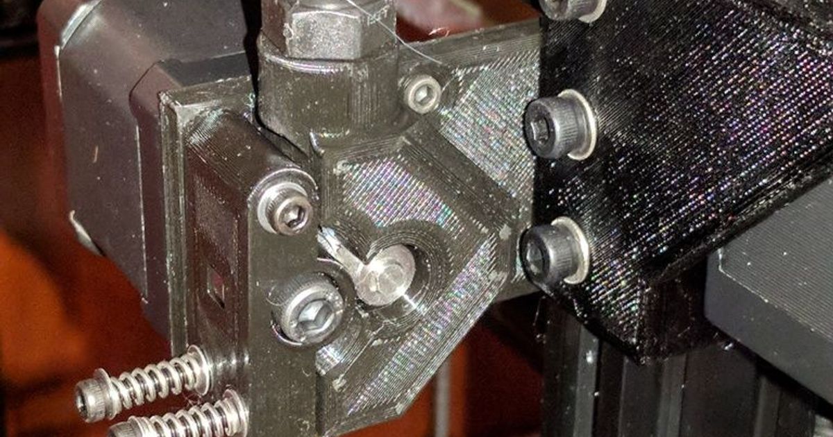 D-Bot Fully-Supported Extruder by IAmDotorg | Download free STL model ...