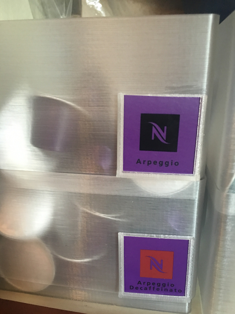 Nespresso badge holder by Gizmotoy | Download free STL model ...