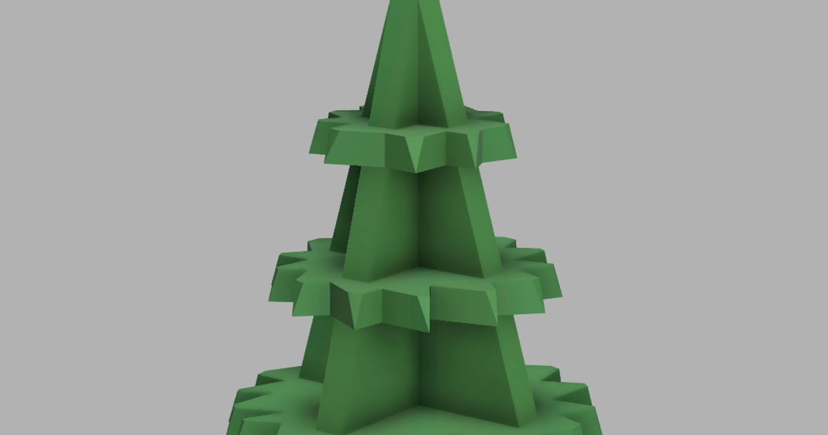 Flat-pack winter tree by pisarm | Download free STL model | Printables.com