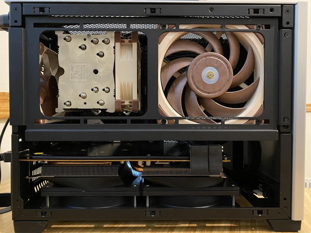 NCASE M1 PowerColor Red Dragon 5700 XT 120mm Fan Duct by ajblackie ...