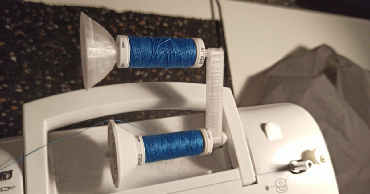 Double Needle Yarn Spool Holder for Singer Sewing Machine by Marc ...
