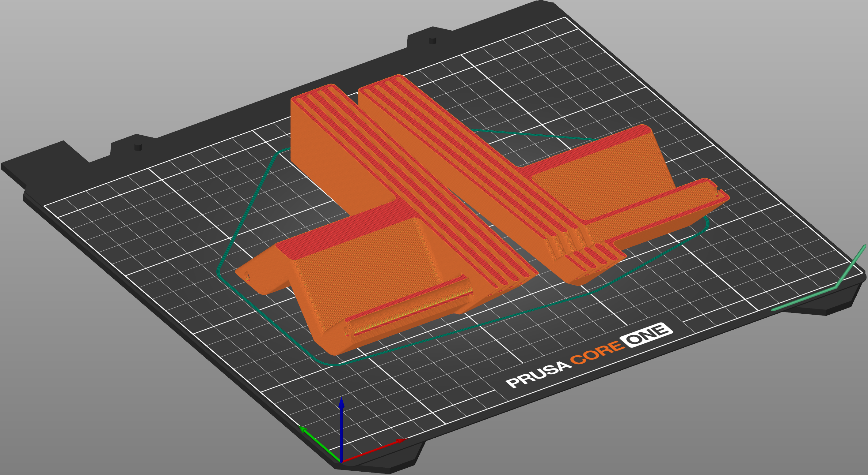 Prusa Core One bottom print sheets storage by mAyty | Download free STL ...