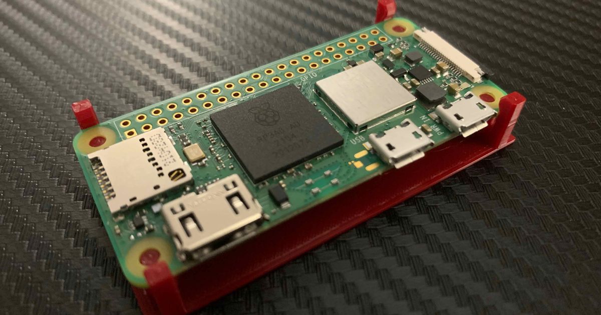 Raspberry Pi Zero 2 Mount Layout by duffwv | Download free STL model ...