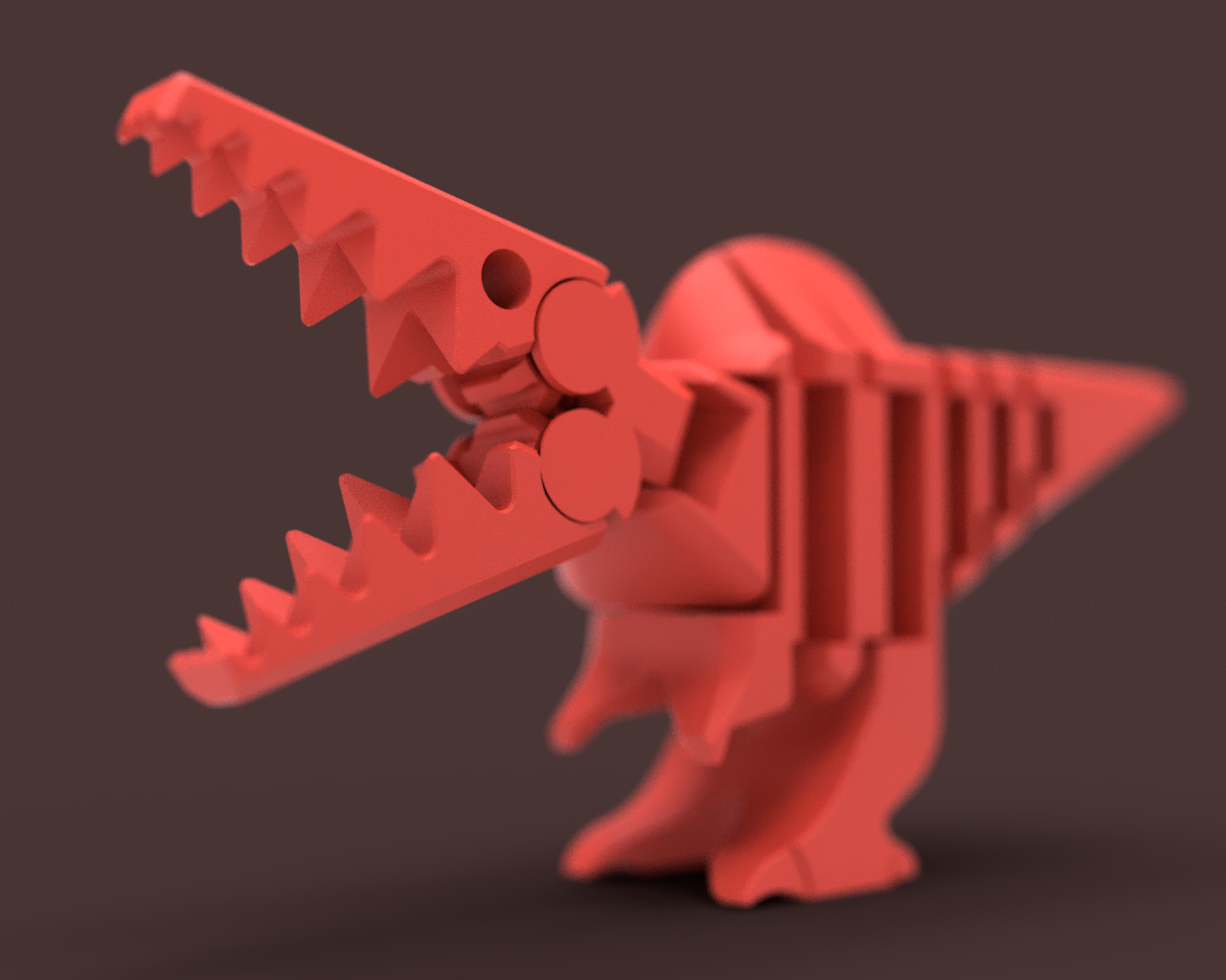 FlexiDinos Chompy the flexi Spinosaurus print in place articulated ...