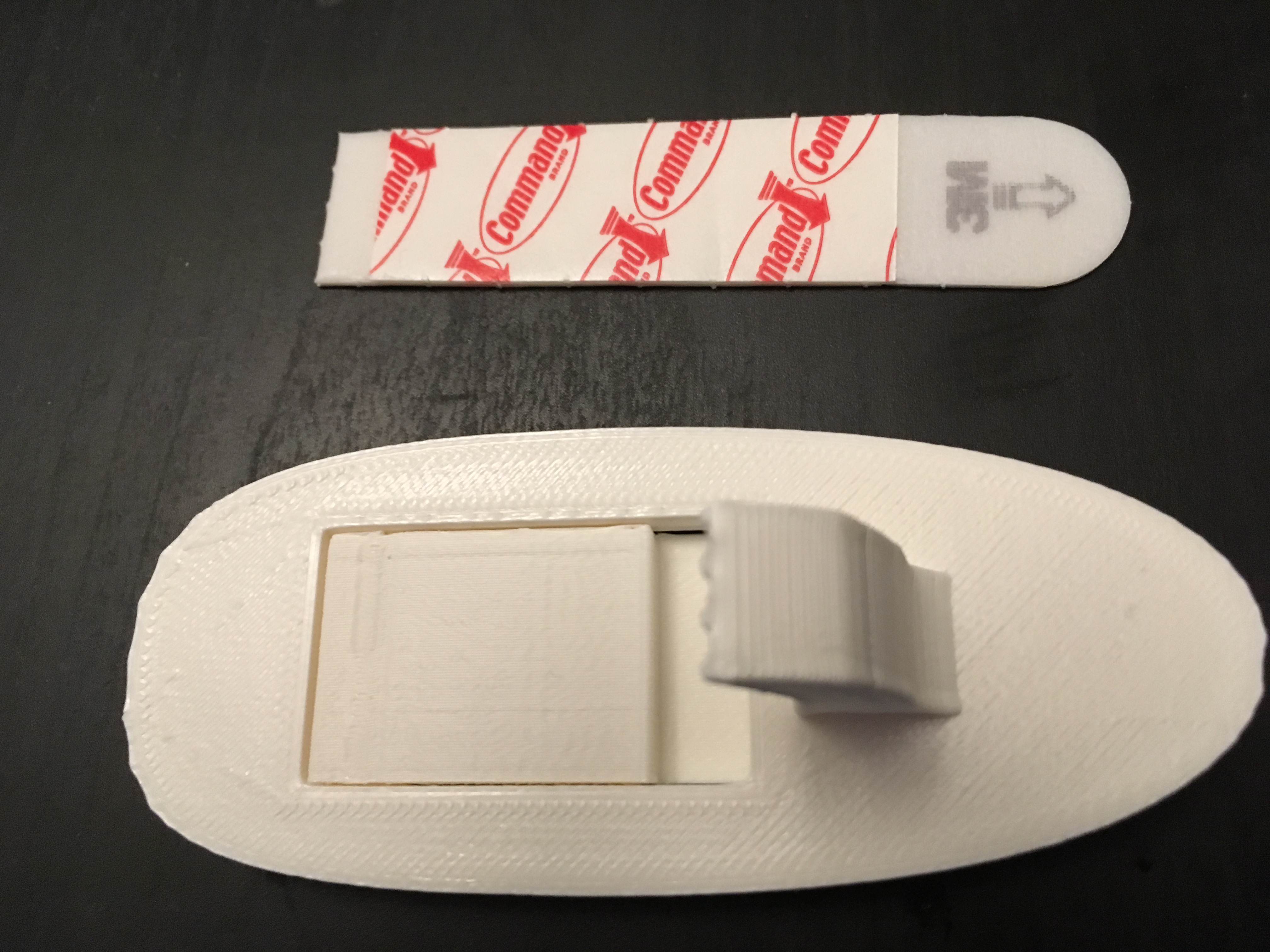 3M hook: Snap on two pieces by PhD3DP | Download free STL model ...