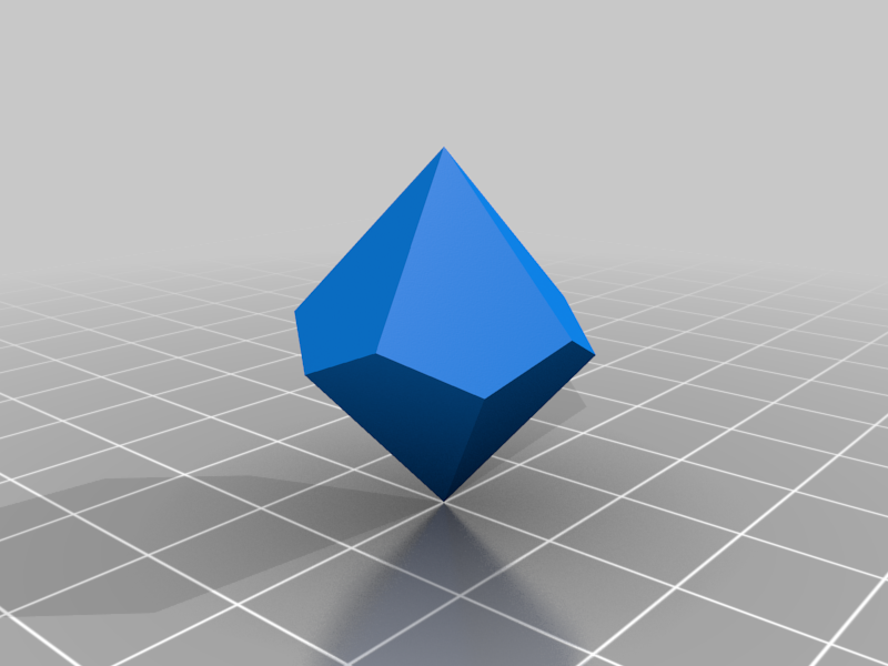 All basic dice shapes by Keon | Download free STL model | Printables.com