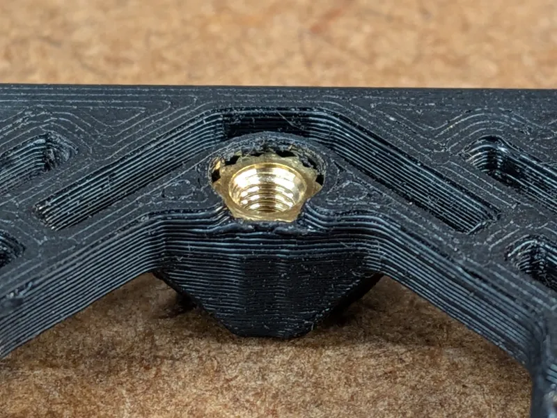 CORE One Z-Motor Mount with Heat Set Inserts by DET-Man | Download free ...