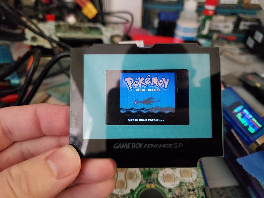 Game Boy Micro LCD Bezel For Game Boy Advance SP by makho | Download ...