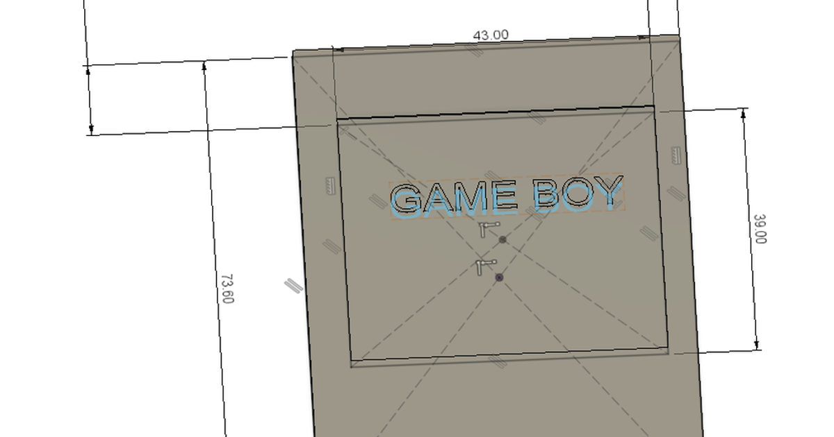 Funnyplaying IPS GBC Screen Dummy by makho | Download free STL model ...