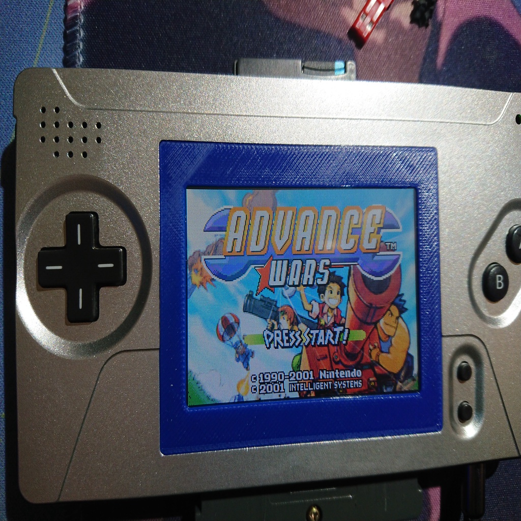 Boxy Pixel Game Boy Macro (DS Lite) Bezels by makho | Download free STL ...