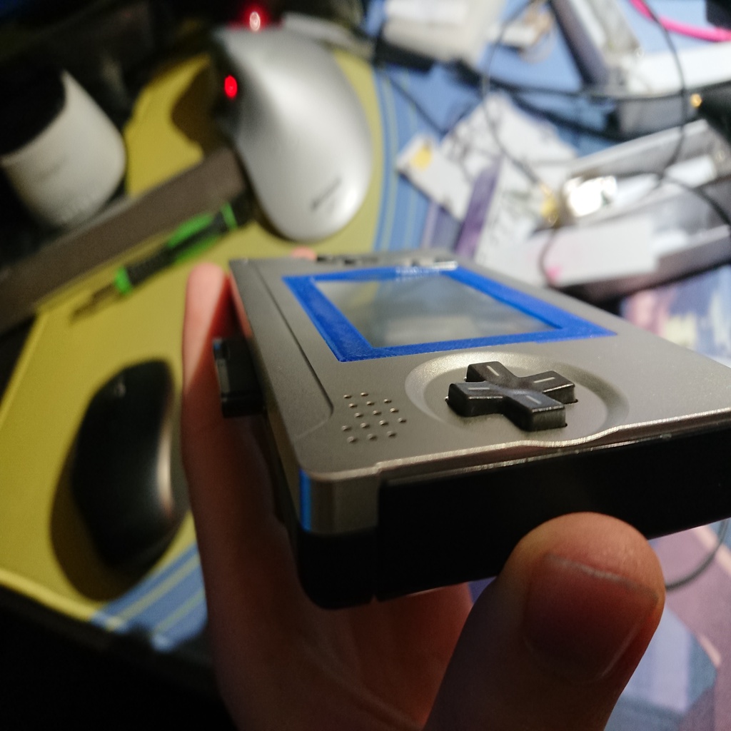 Boxy Pixel Game Boy Macro (DS Lite) Bezels by makho | Download free STL ...