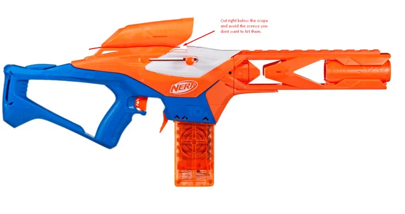 Nerf N-Series Pinpoint Scope Replacement by Krebya | Download free STL ...