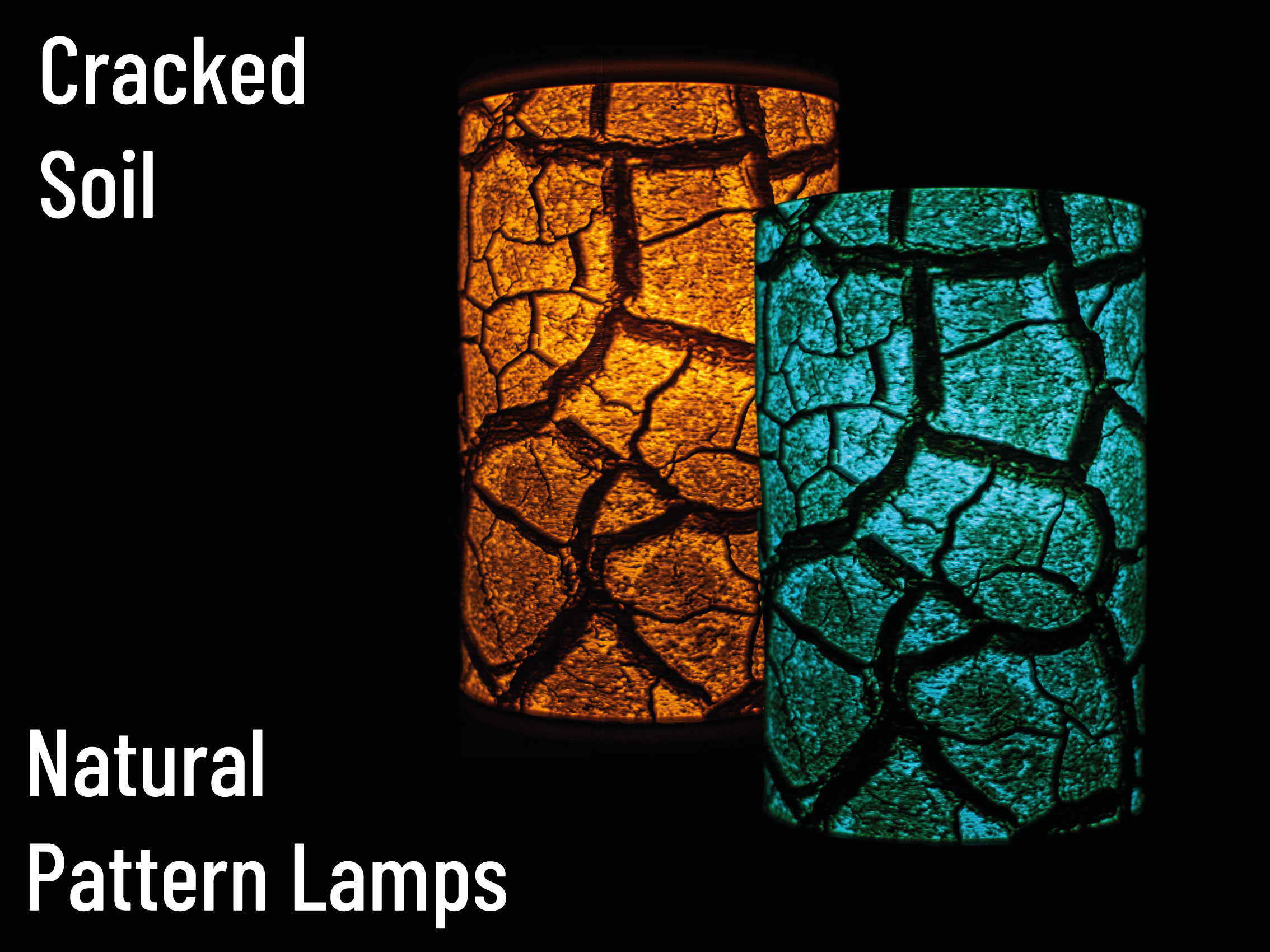 Natural Pattern Lithophane Lamps by FritzPeppone | Download free STL ...