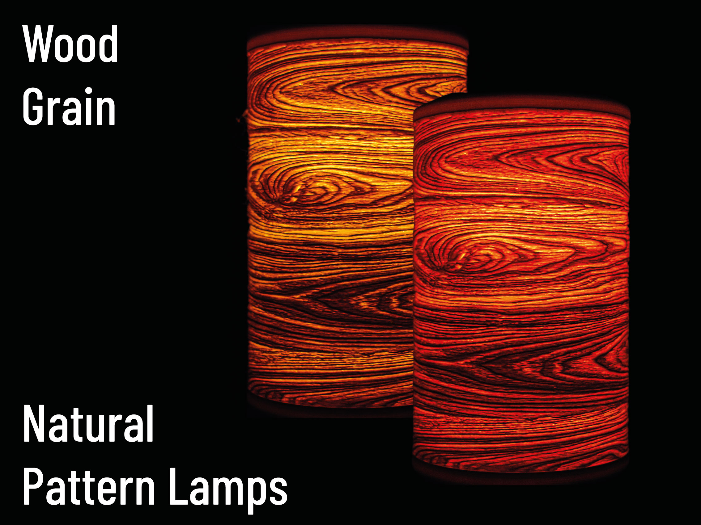 Natural Pattern Lithophane Lamps by FritzPeppone | Download free STL ...