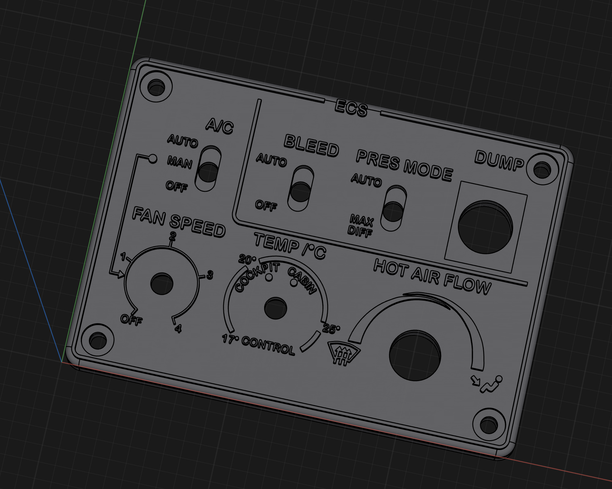 TBM ECS Panel by sirwio | Download free STL model | Printables.com