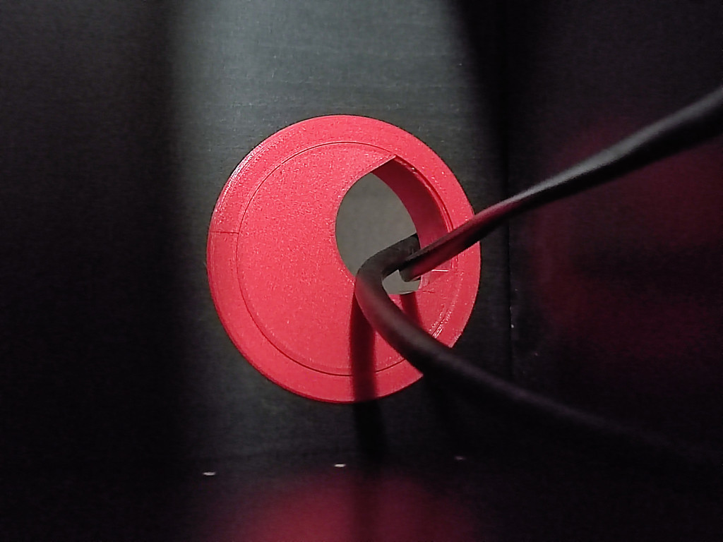 Customizable threaded grommet by makmonty | Download free STL model ...