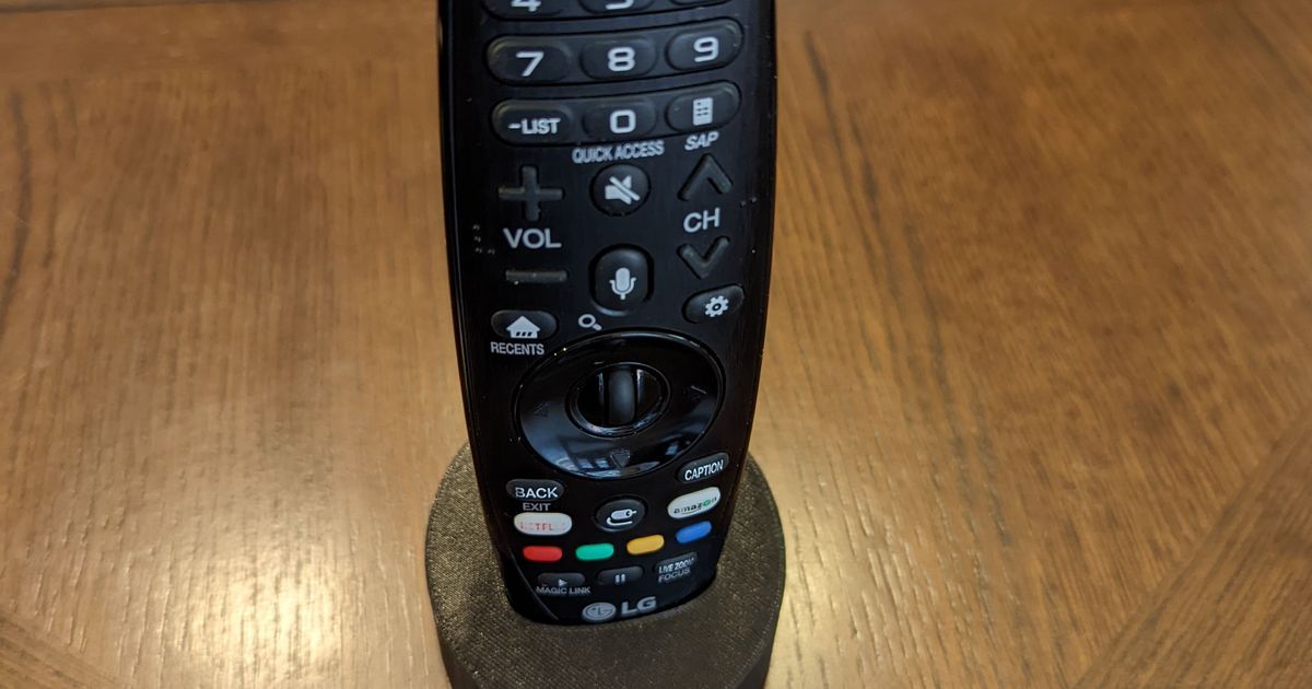 LG Remote Stand by eelkram | Download free STL model | Printables.com