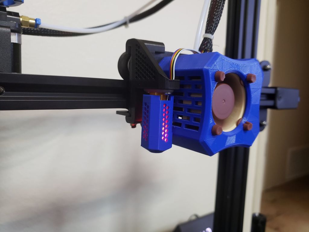 Ender 3 V2 40x20 Hot End Fan Shroud par BlueFalcon1066 | Téléchargez ...