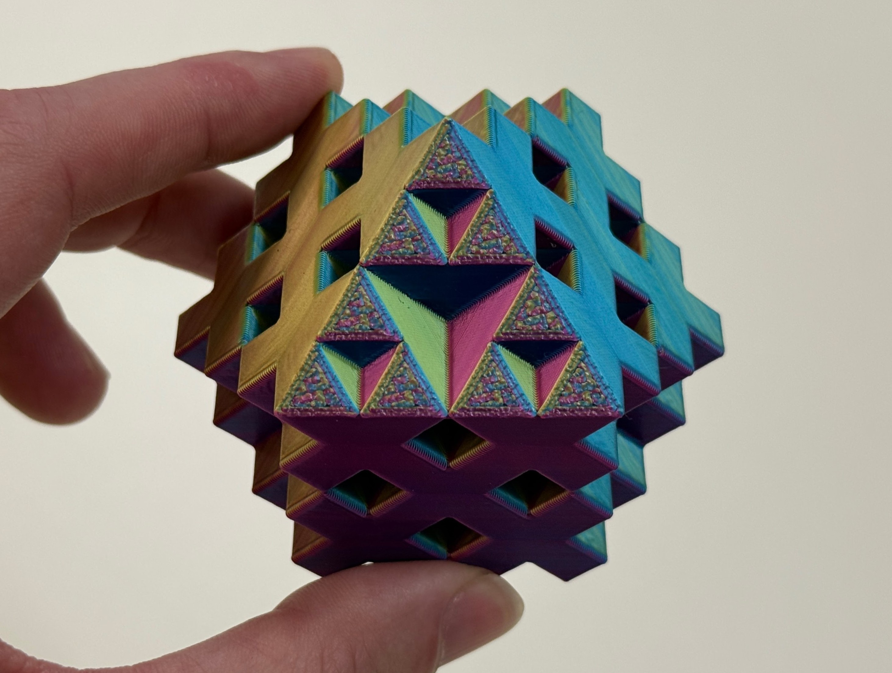 Recursive Cube Cross Fractal | Level 2 by Endless Design Lab 🌀 ...