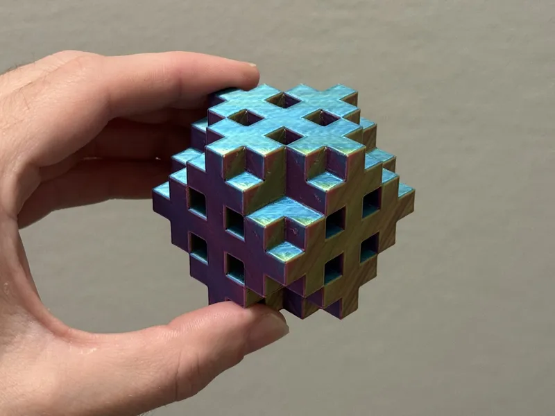 Recursive Cube Cross Fractal | Level 2 by Endless Design Lab 🌀 ...